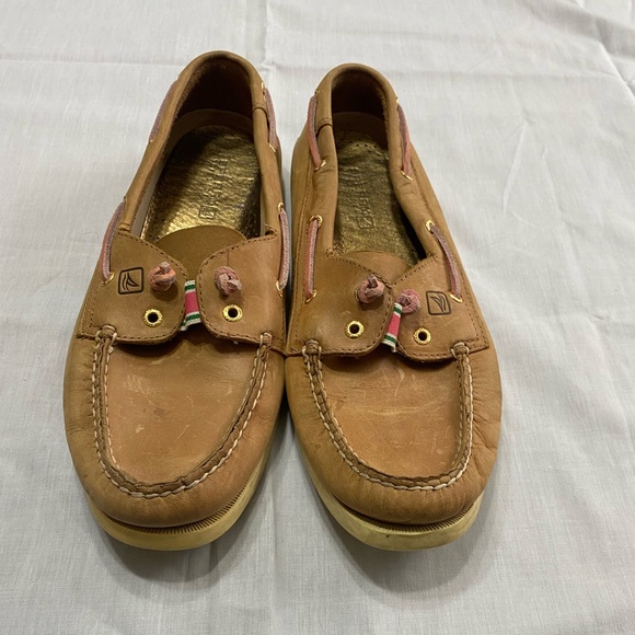 Sperry | Shoes | Sperry Womens Tan Leather Topsiders Size 1 | Poshmark